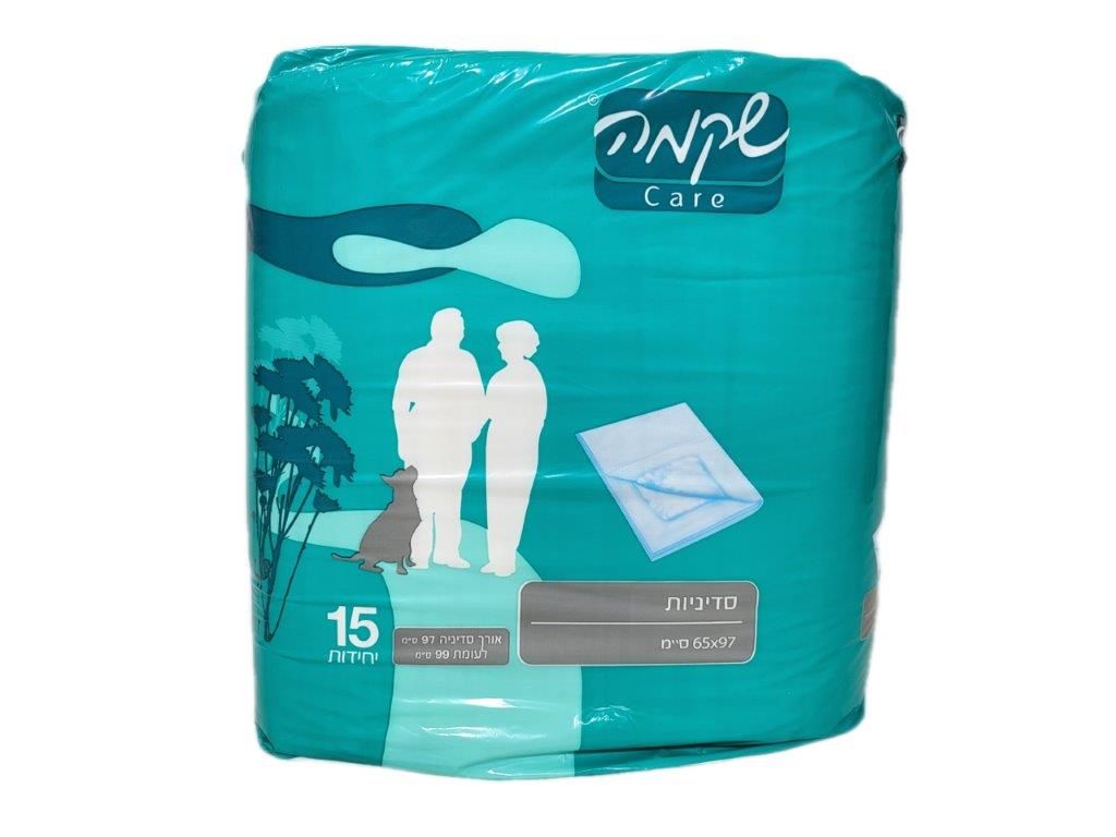 רשת מור זילברמן בע''מ | סדיניות שקמה | מוצרי ספיגה למבוגרים